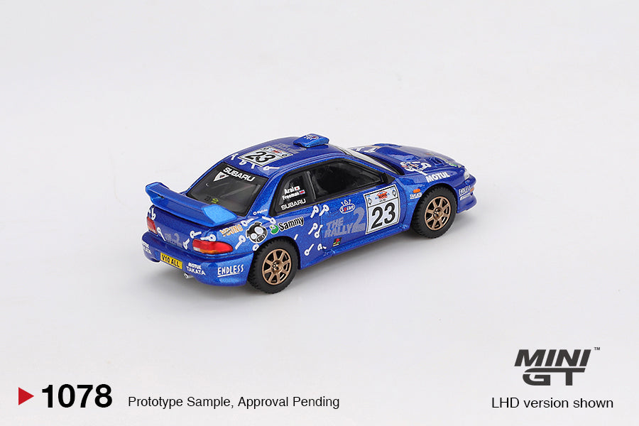 Mini GT 1:64 Subaru Impreza WRC99 #23 2000 Acropolis Rally (MGT01078-C – Big Boy Studio UK