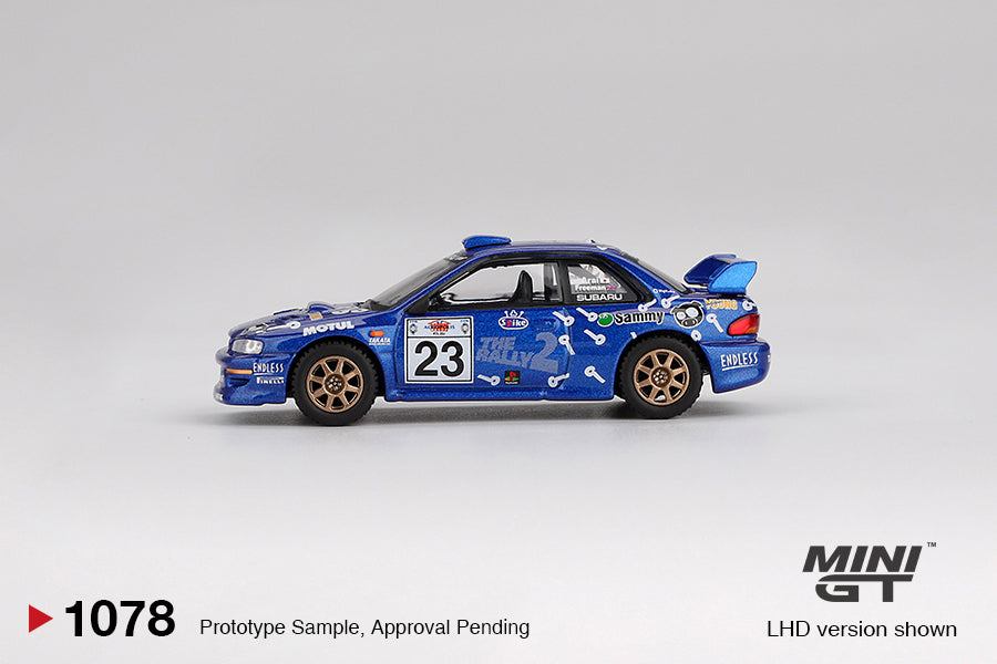 Mini GT 1:64 Subaru Impreza WRC99 #23 2000 Acropolis Rally (MGT01078-C – Big Boy Studio UK